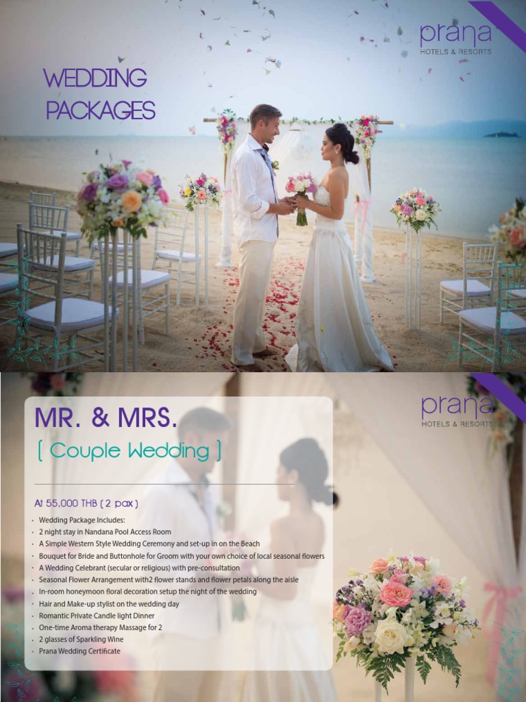 Wedding Package | PDF | Wedding | Resort