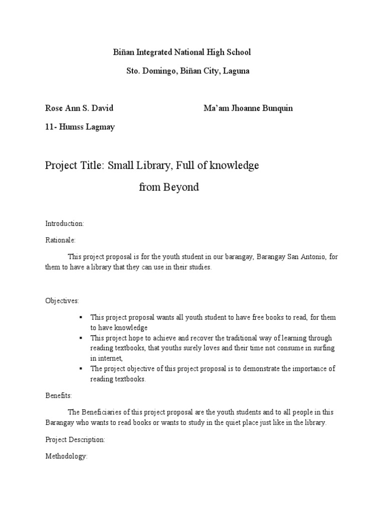 Raws Week 4 Project Proposal | PDF | Social Science