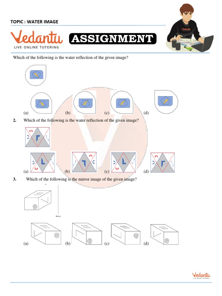 Topic: Water Image: Which of The Following Is The Water Reflection of ...