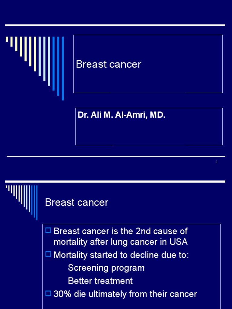 Breast Cancer Lecture Presentation | PDF | Breast Cancer | Cancer