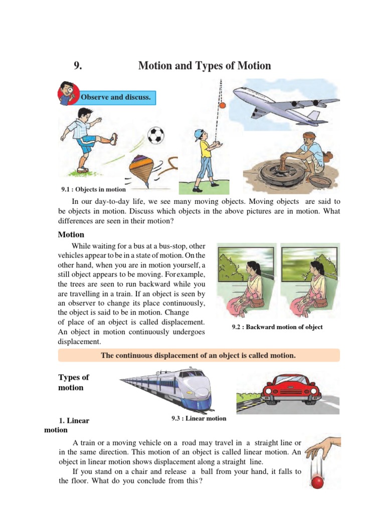 Motion and Types of Motion | PDF | Speed | Oscillation
