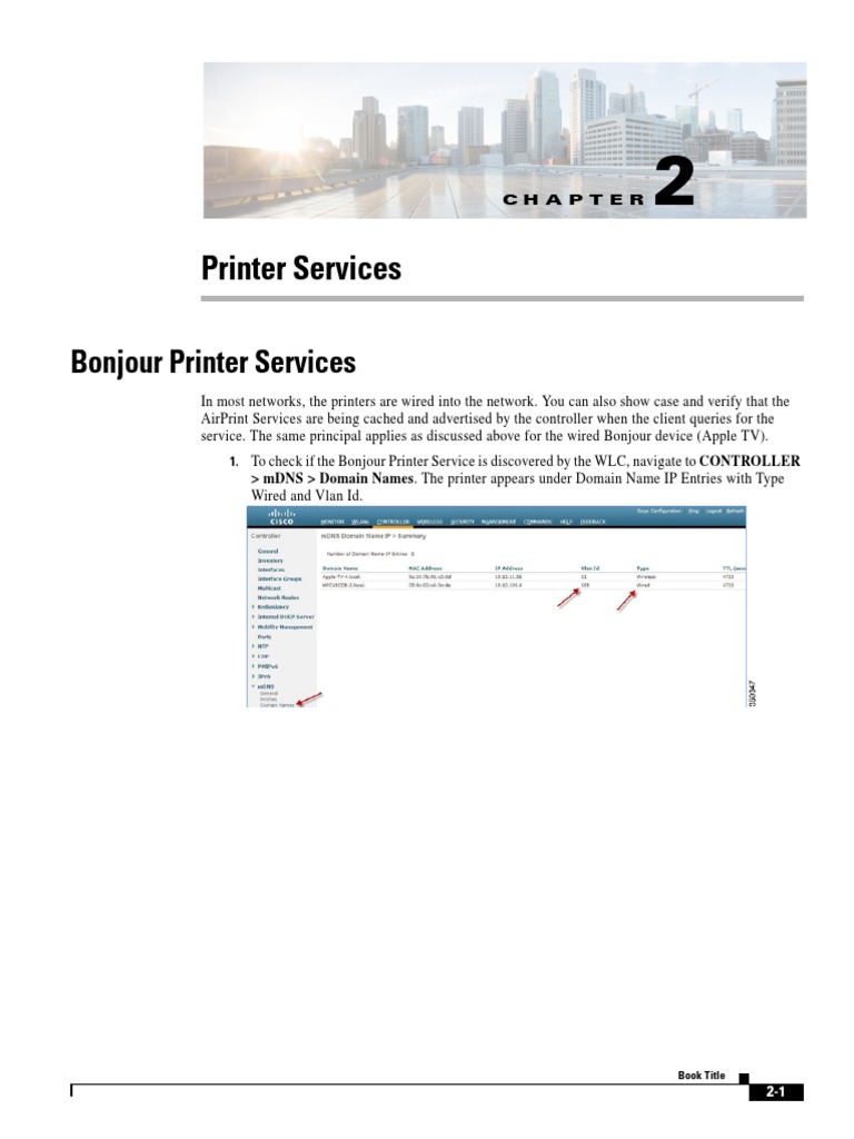 Bonjour Printer Services | PDF | Ios | Wireless Lan