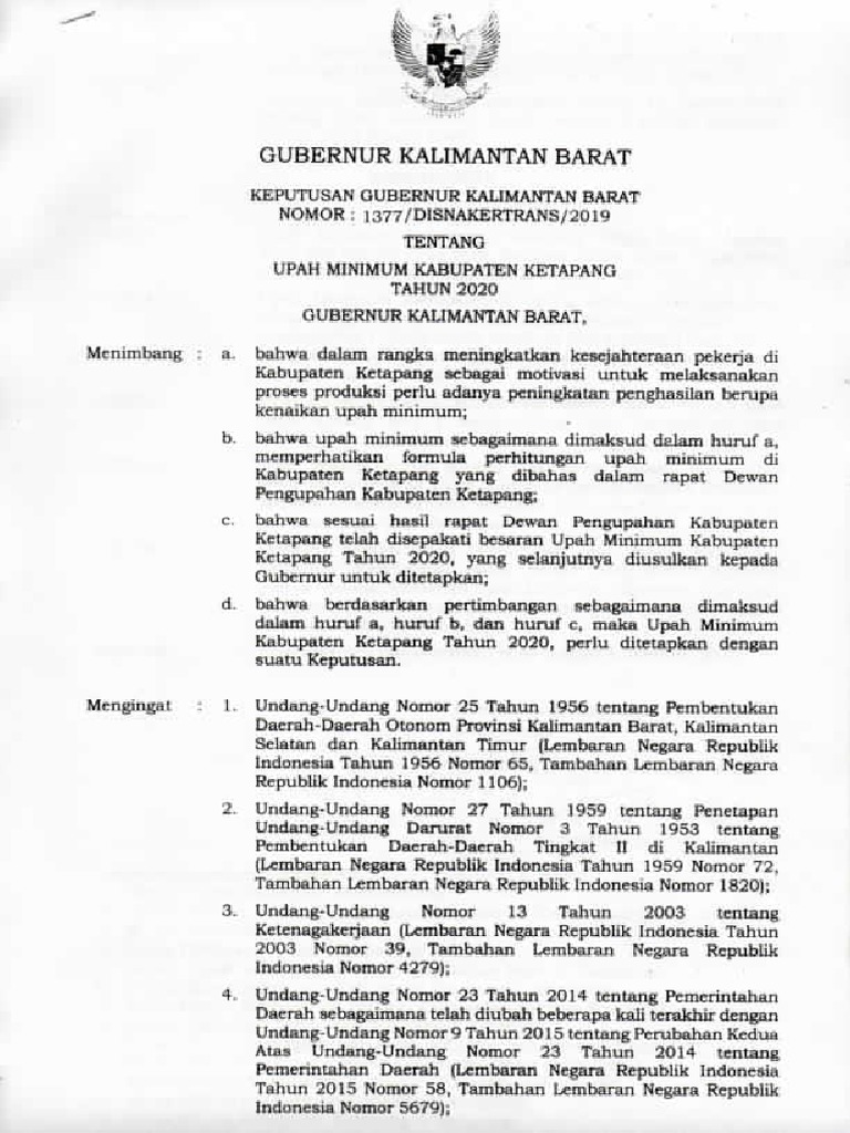 Umk Ketapang 2020 | PDF