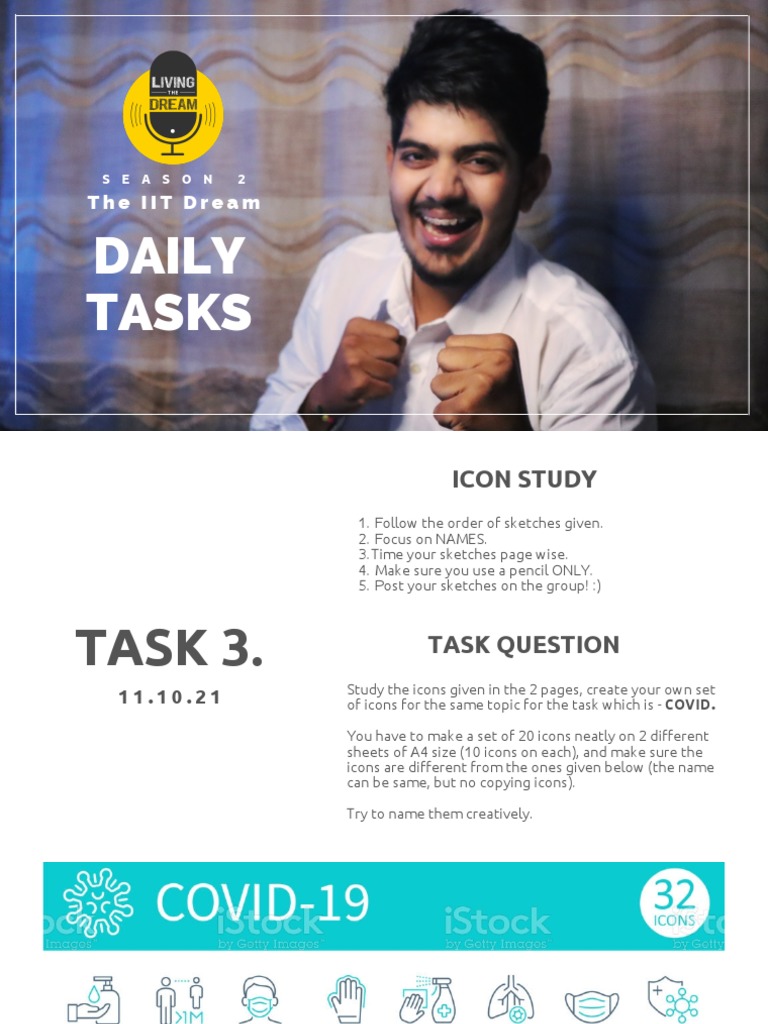The IIT Dream: Daily Tasks | PDF | Games & Activities | Home & Garden