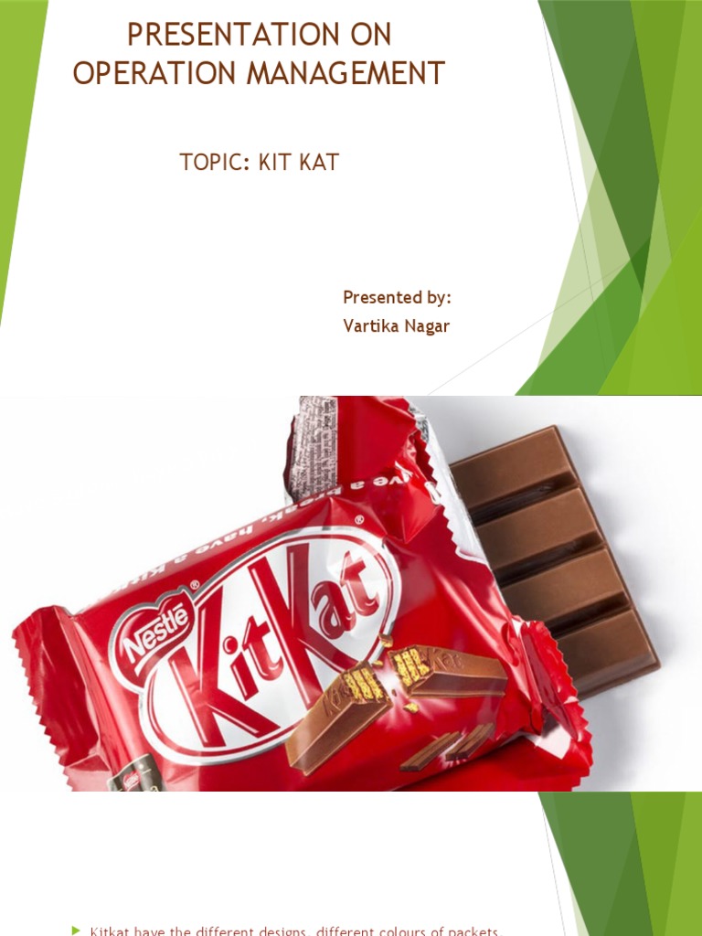 Kit Kat Packaging and Manufacturing Insights | PDF