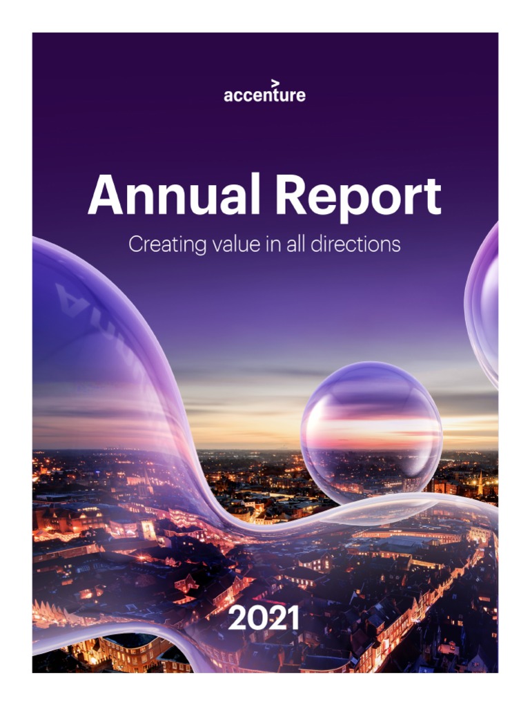 Accenture Fiscal 2021 Annual Report | PDF | Form 10 K | Economies