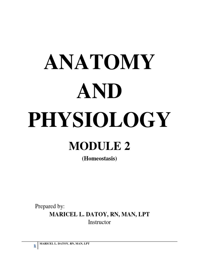 Anatomy and Physiology Module 2 | PDF | Kidney | Human Body