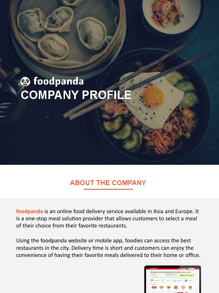 Company Profile Foodpanda | PDF