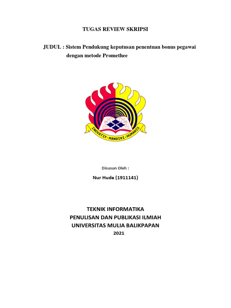 Review Skripsi | PDF