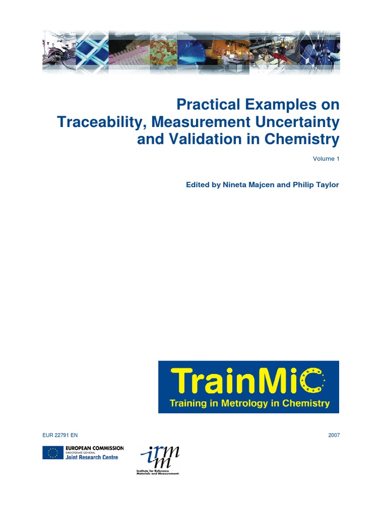 Chemistry Traceability and Validation Guide | PDF | Fineness | Calibration