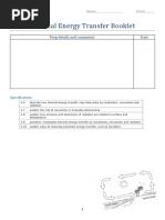 Heat Transfer Practice Worksheet | PDF | Heat Transfer | Convection