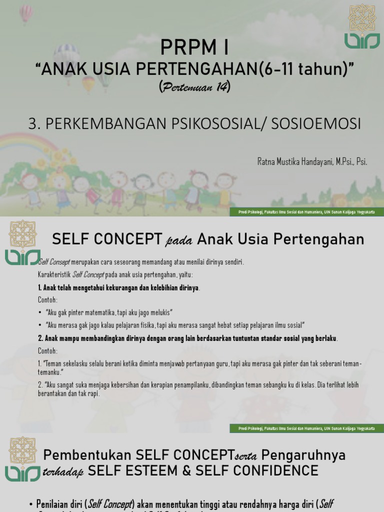 PRPM I Pertemuan 14 (MASA ANAK USIA PERTENGAHAN - Perkembangan ...