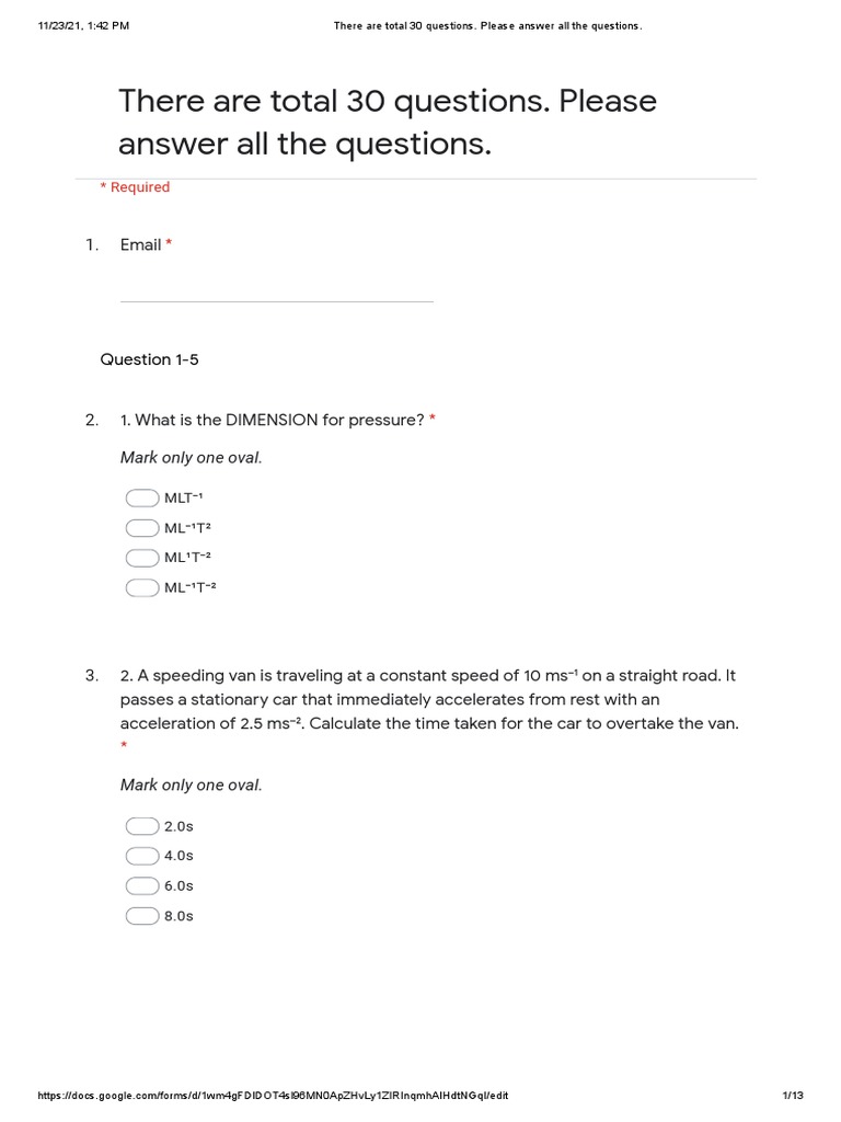 Obj Questions | Download Free PDF | Force | Gases