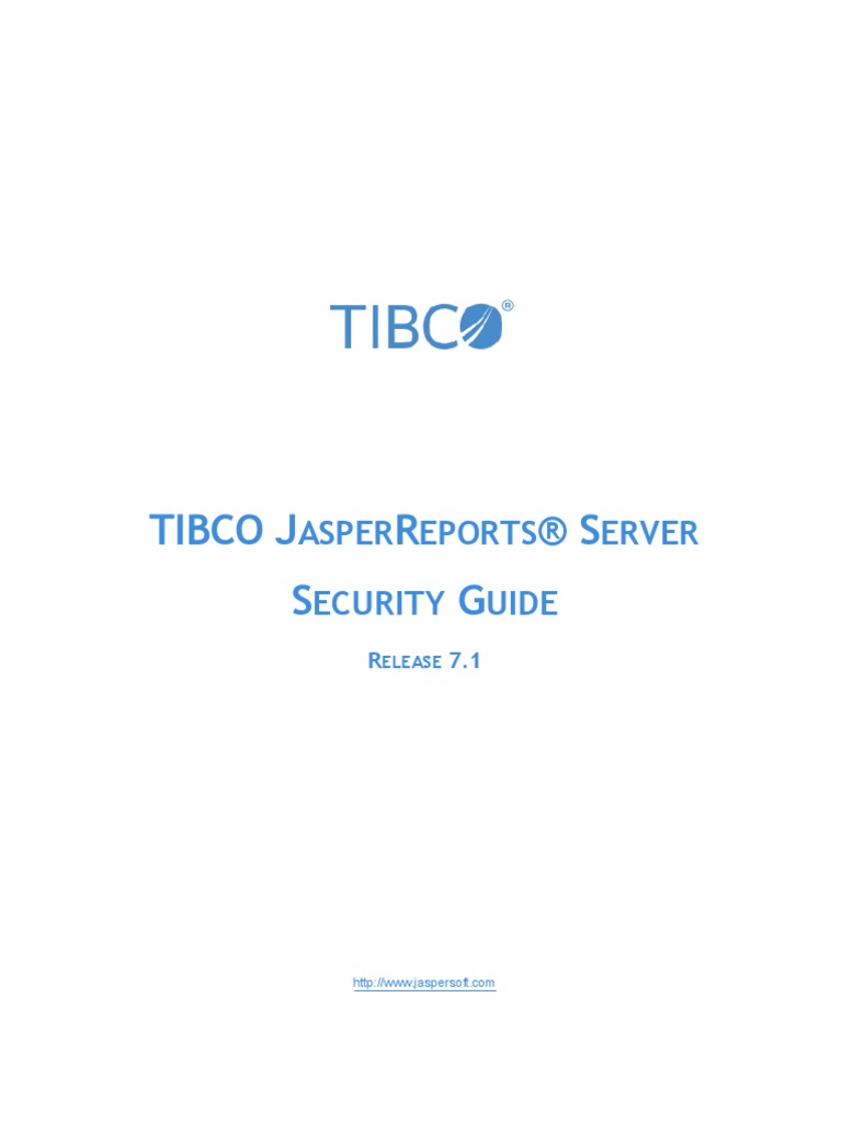 Jasperreports Server Security Guide Download Free Pdf Cookie Hypertext Transfer Protocol