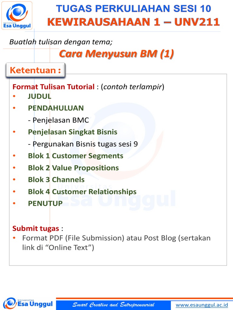 UNV211 10 Tugas BMC | PDF | Komputer
