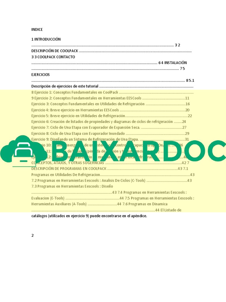 Manual Coolpack | Descargar gratis PDF | Simulación | Archivo de ...