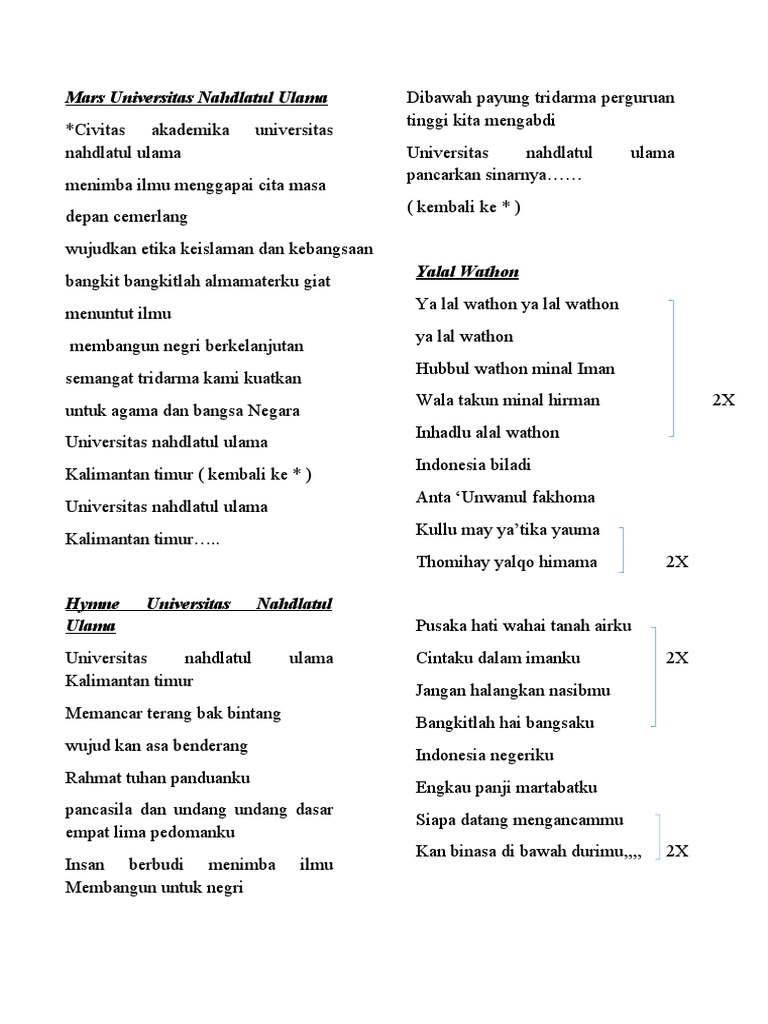 Lirik Lagu Padus | PDF