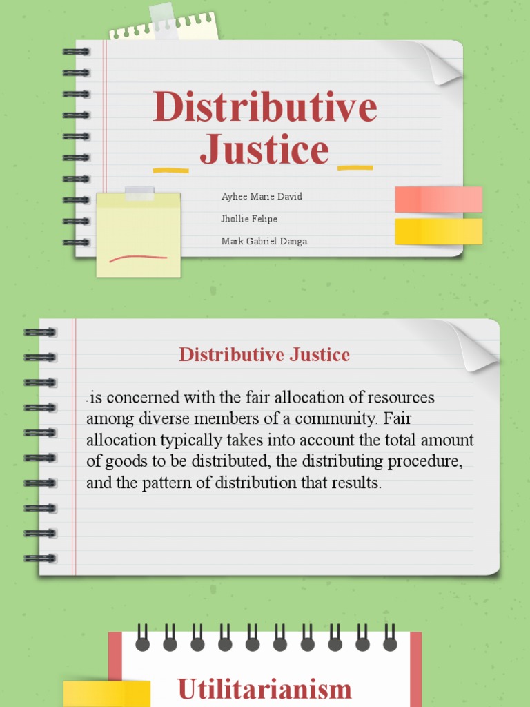 Understanding Distributive Justice Concepts | PDF | Crime & Violence ...
