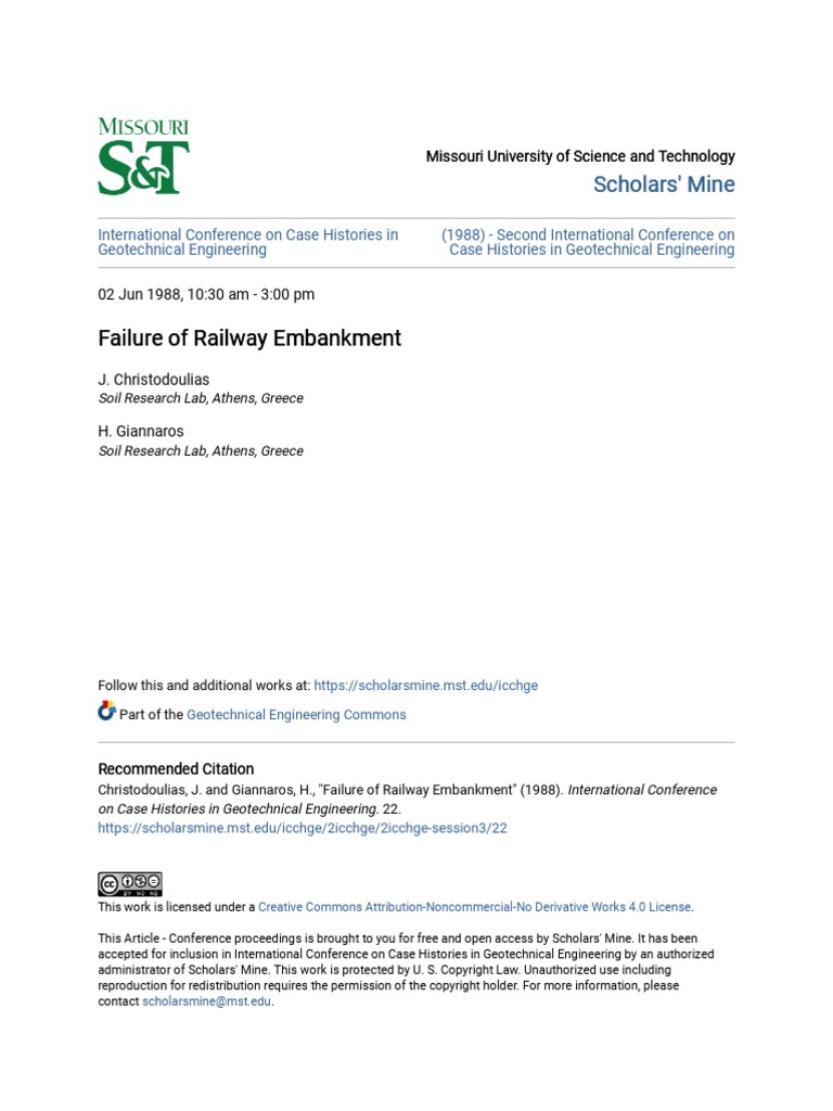 Failure of Railway Embankment | Download Free PDF | Civil Engineering ...