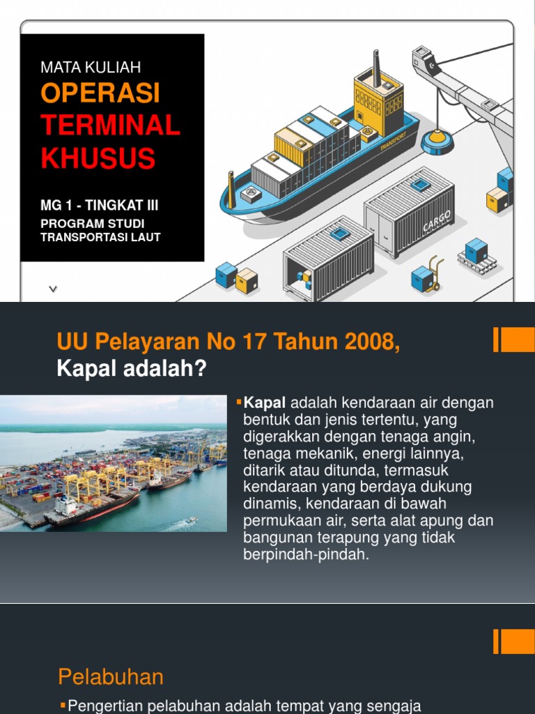1-2 Operasi Terminal Khusus | PDF