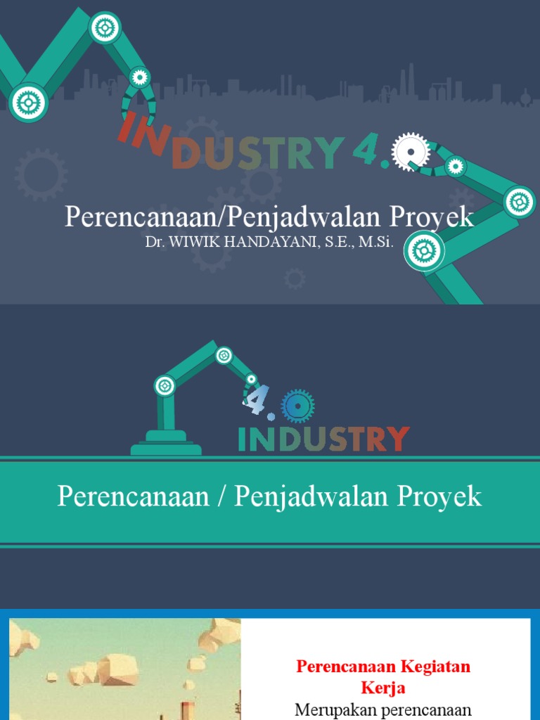 Perencanaan Dan Penjadwalan Proyek | PDF