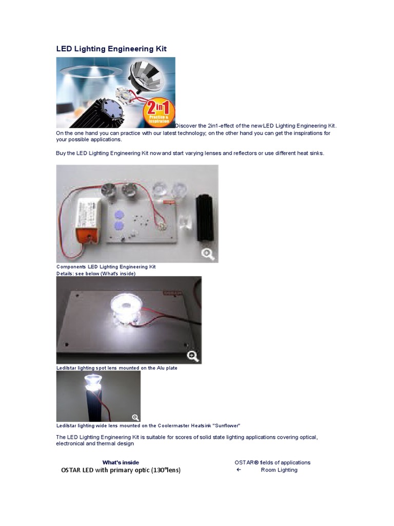 LED Lighting Engineering Kit | PDF