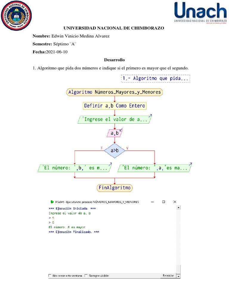 Algoritmos - Tarea N°2 - 2021-06-10 | PDF | Crecimiento personal y ...