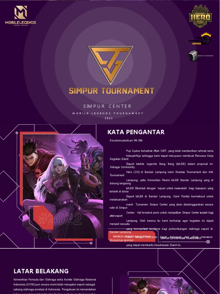 Proposal Sponsor Simpur MLBB 2 | PDF