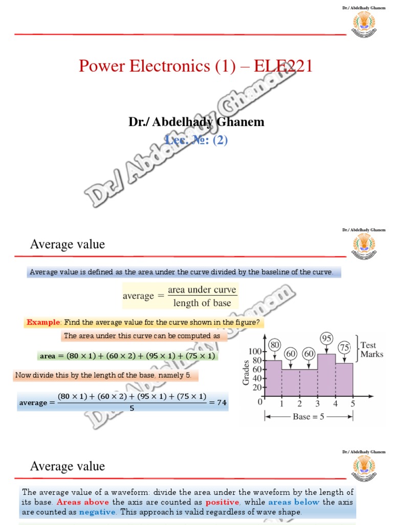 Power Electronics (1) - ELE221: DR./ Abdelhady Ghanem | Download Free PDF | Rectifier | Root ...