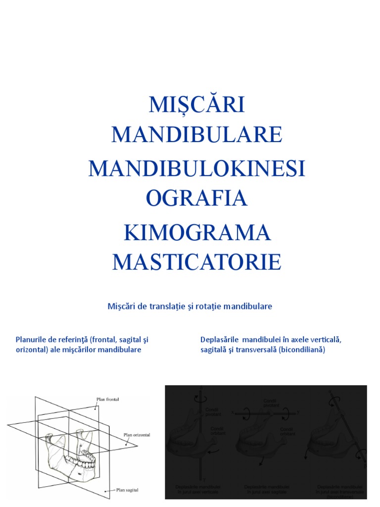 LP Masticatie Kimograme Masticatorii | PDF