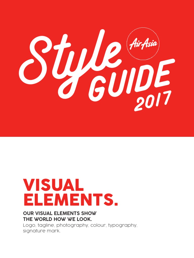Airasia Brand Guidelines | PDF | Logos | Graphic Design