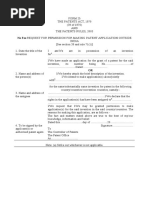 Nawasa Application Form | PDF | Affidavit | Tap (Valve)