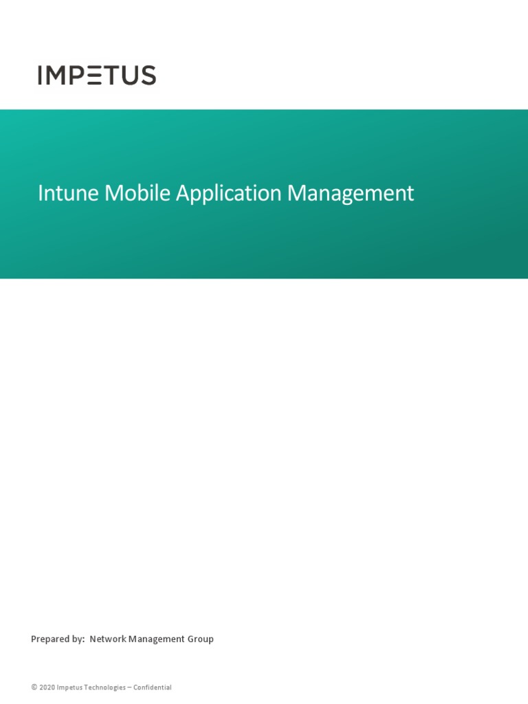 Mobile Application Management User Guide | PDF | Mobile App | Ios