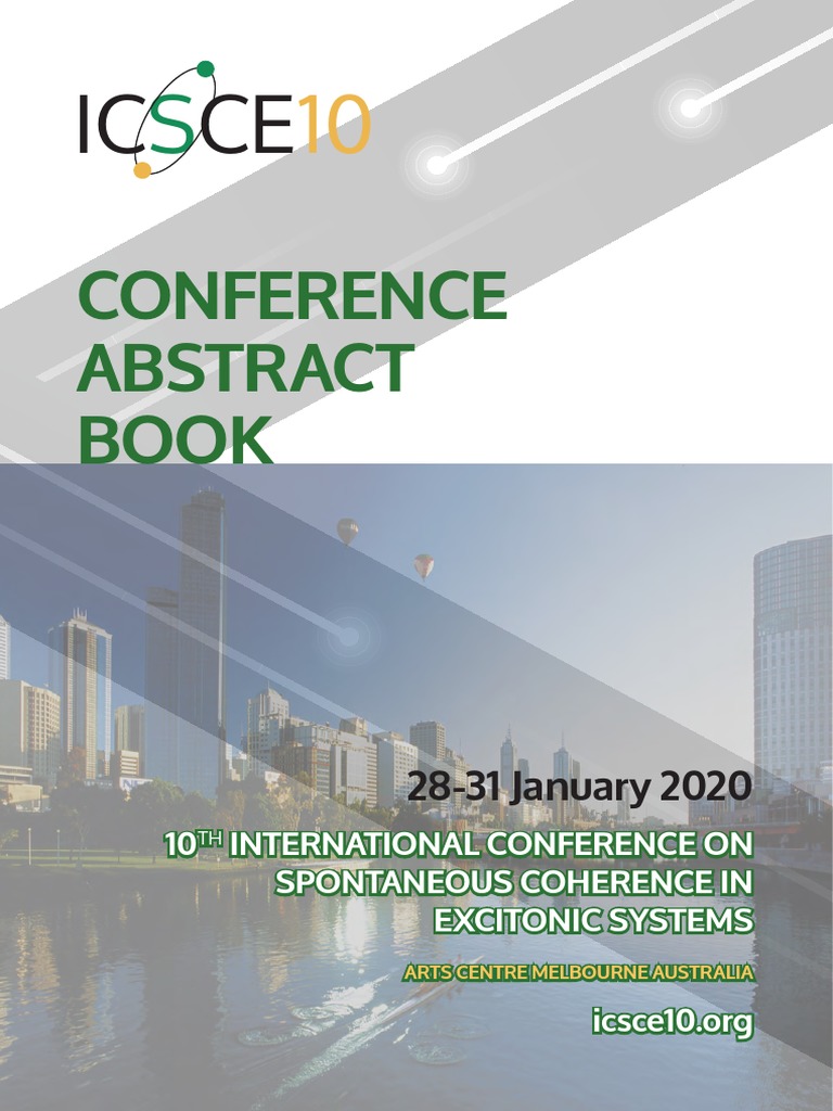 Icsce10 Conference Abstract Book Web | PDF | Graphene | Nonlinear Optics