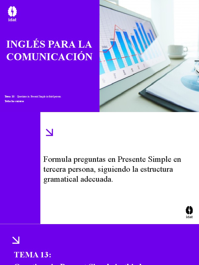 13-Questions in Present Simple in Third Person | PDF