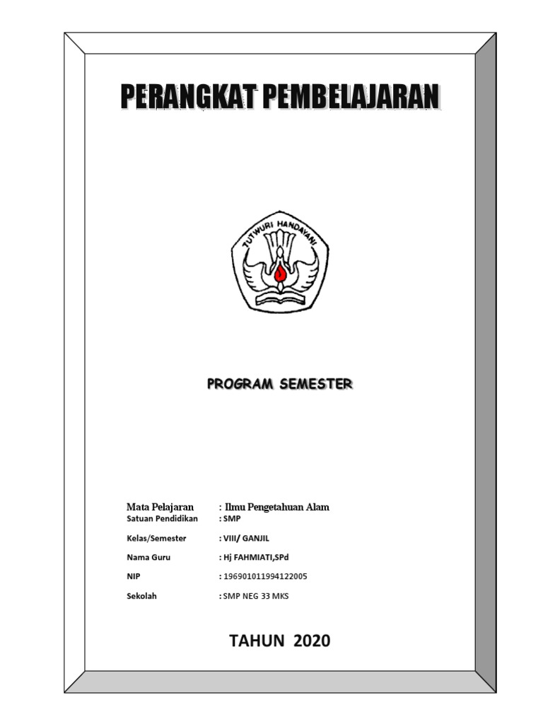Sampul Program Semester | PDF