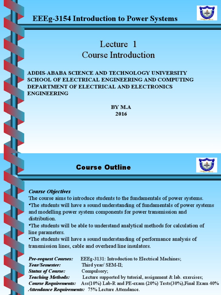 Chapter 1 - Fundamental's of Power System | PDF | Electric Power ...