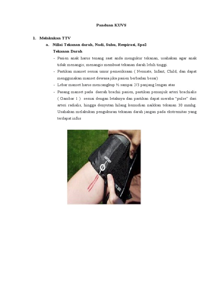 Panduan TTV untuk Pasien Anak | PDF
