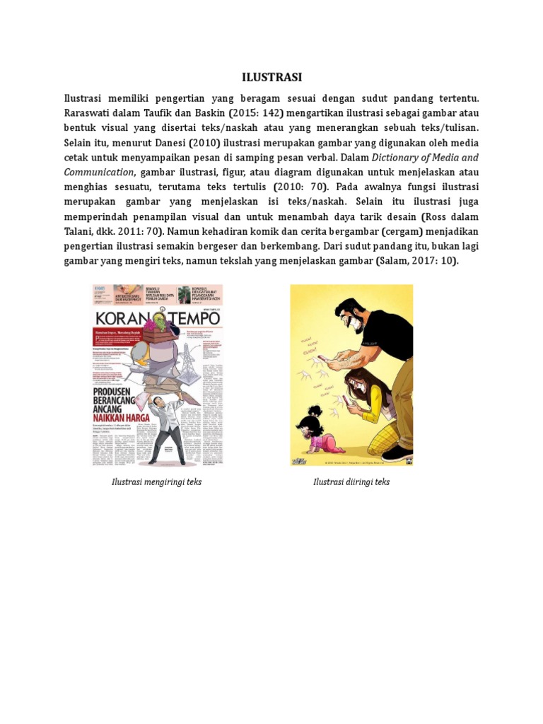 Definisi, Fungsi, Dan Teknik Ilustrasi | PDF