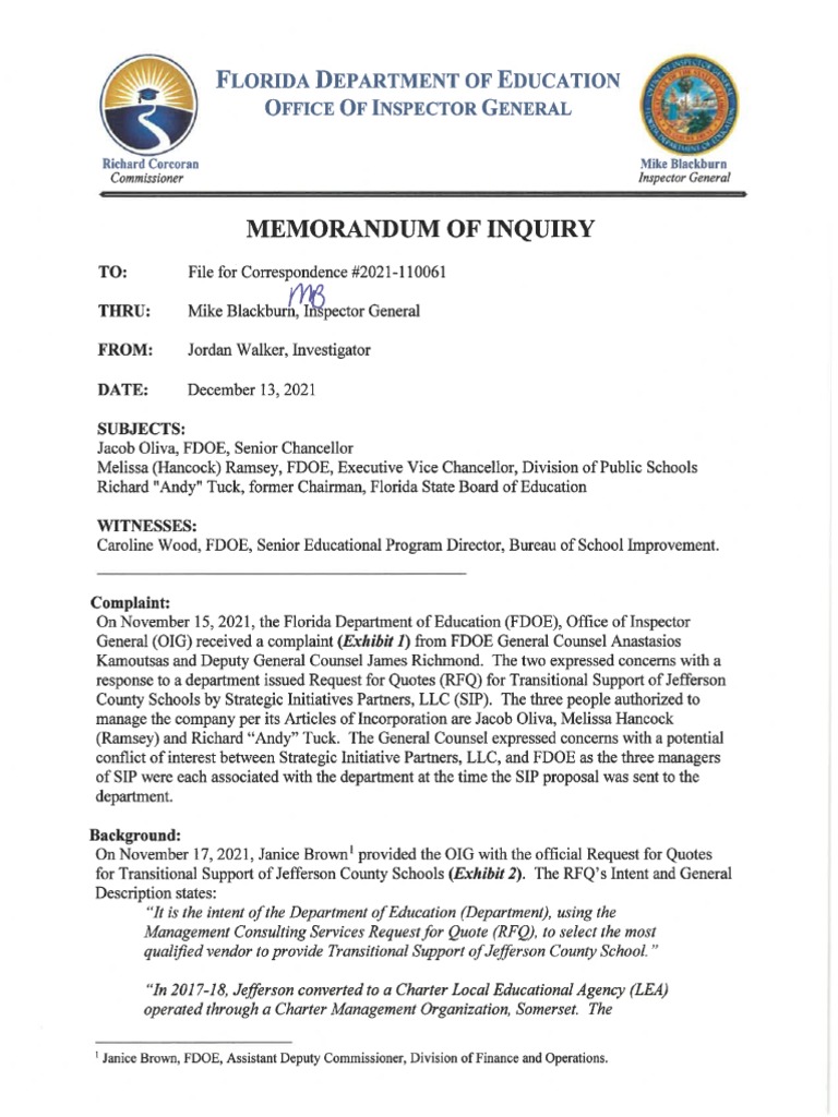 Inspector General Report | Download Free PDF | Government