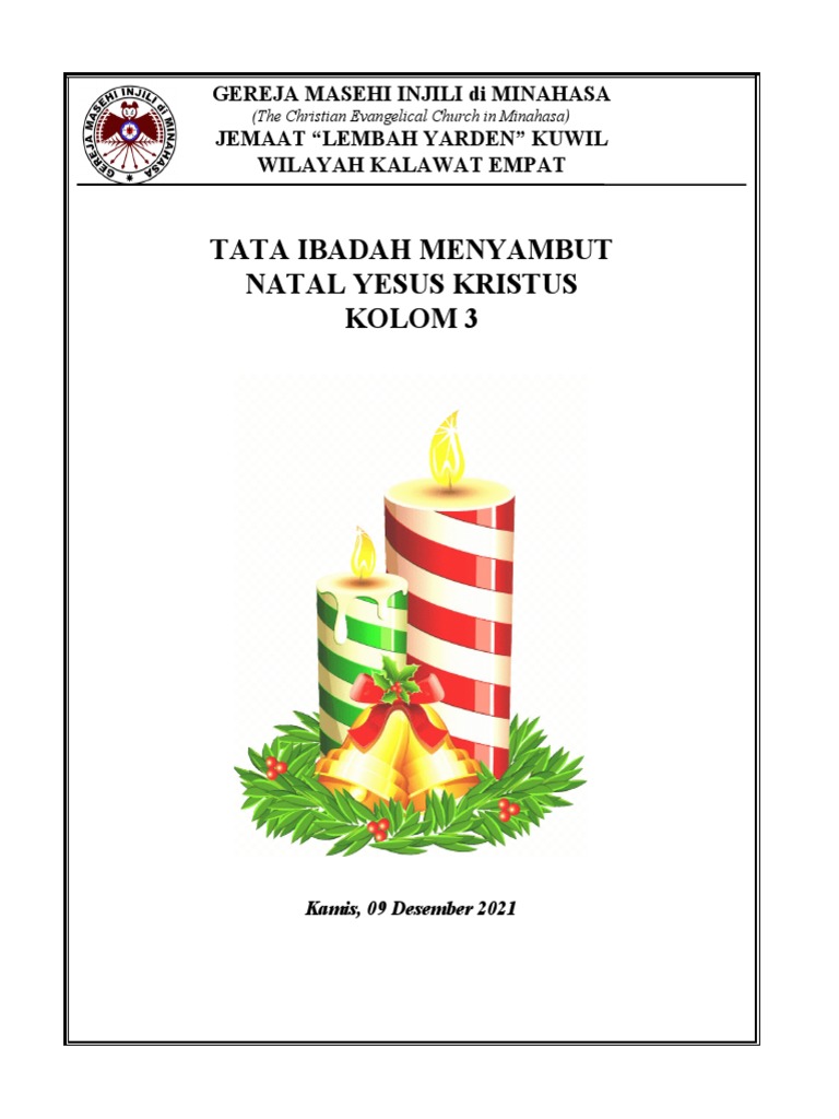 Tata Ibadah Natal di Minahasa | PDF