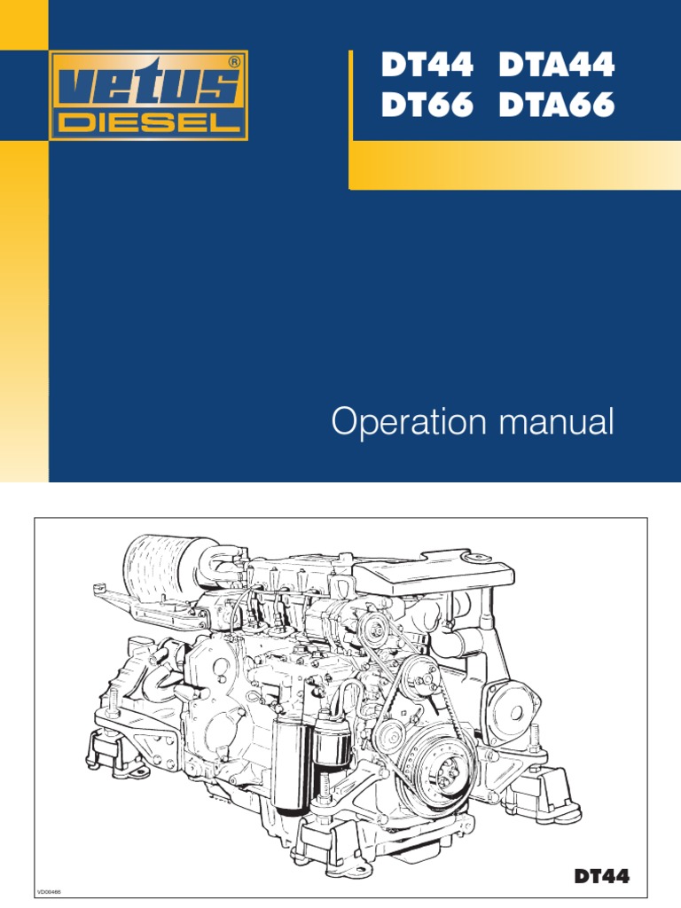 DT44 DTA44 DT66 DTA66: Operation Manual | PDF