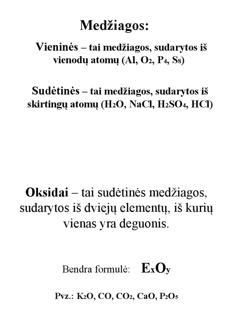 Oksidai - Rugstis | PDF