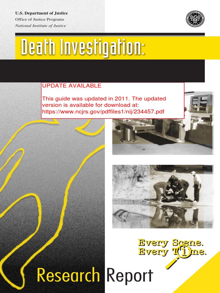 Death Investigation:: A Guide For The Scene Investigator | PDF ...