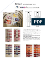 Mixing Mason Stains for Clay Glazes | PDF | Iron | Green