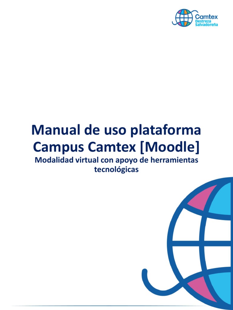 Manual de Uso Plataforma Campus Virtual Camtex | PDF | Moodle | Software