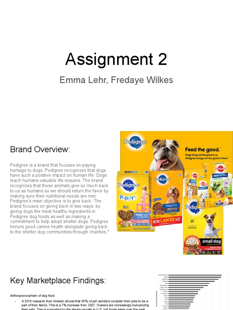 Assignment 2 | PDF | Pet | Dog Food