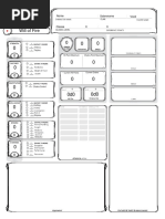 Fabula Ultima Character Sheet | PDF | Role Playing Games