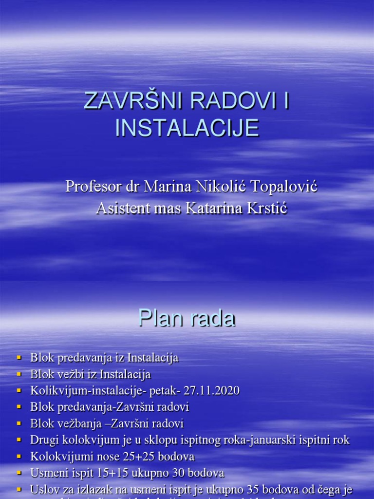 Instalacije Vodovoda I Kanalizacije 5 I 6 | PDF