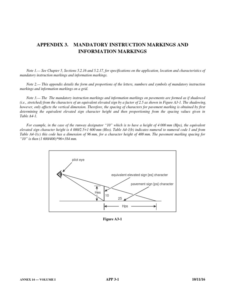 ICAO-Annex-14-Volume-1 Appendix 3 | PDF